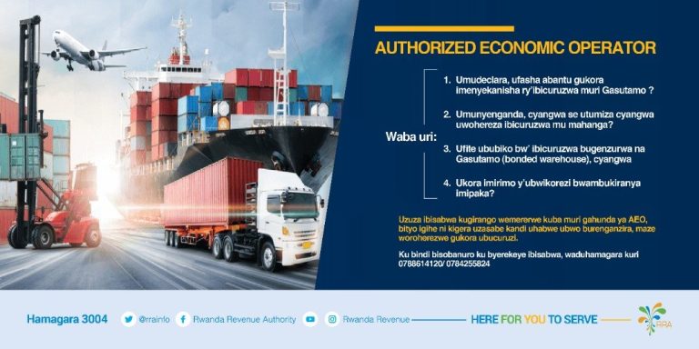 Authorized Economic Operator Programme at Rwanda Revenue Authority | IMBERE