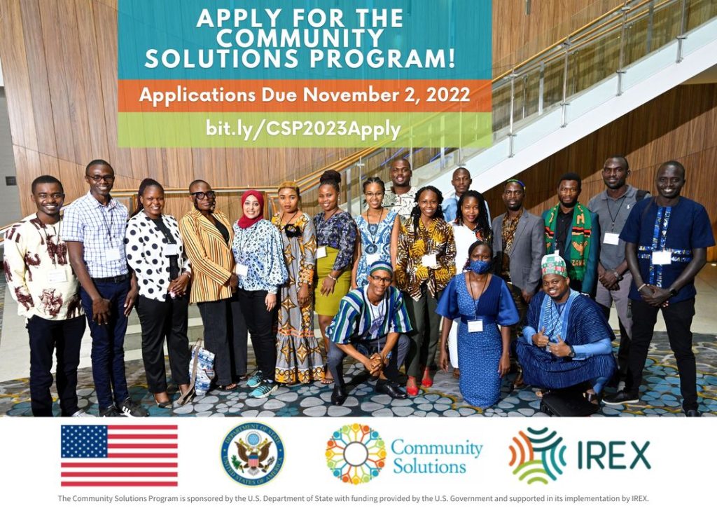 The 2023–2024 Community Solutions Program Application | IMBERE