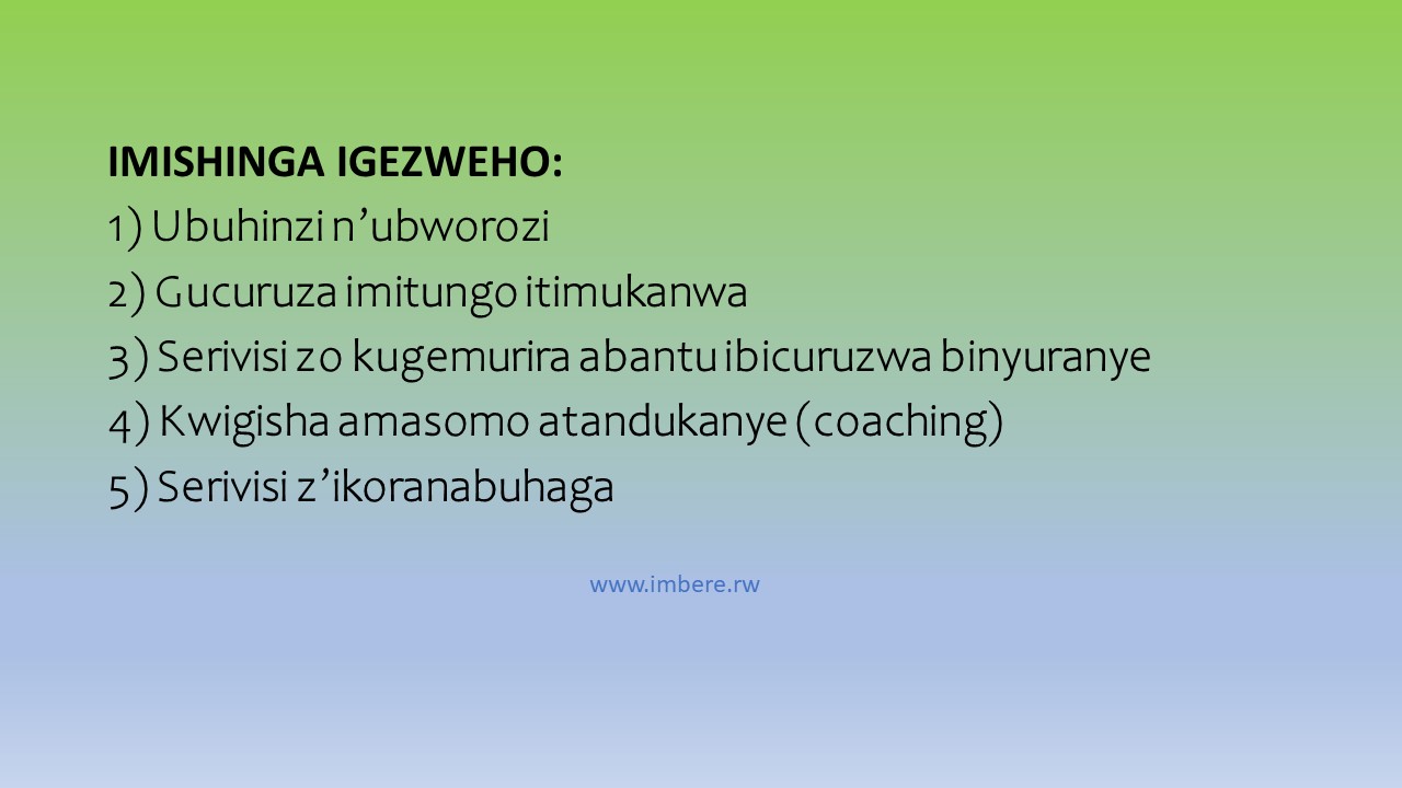 Imishinga igezweho | IMBERE